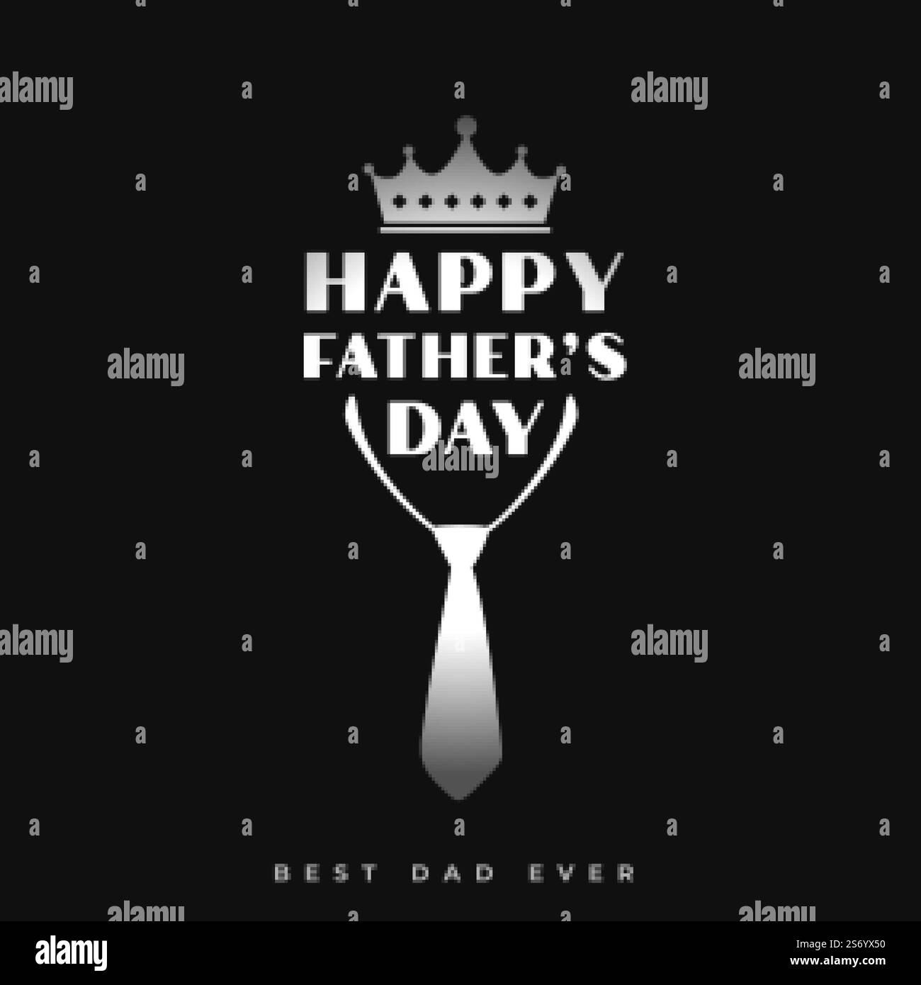 happy fathers day dark greeting design Stock Vector Image & Art - Alamy