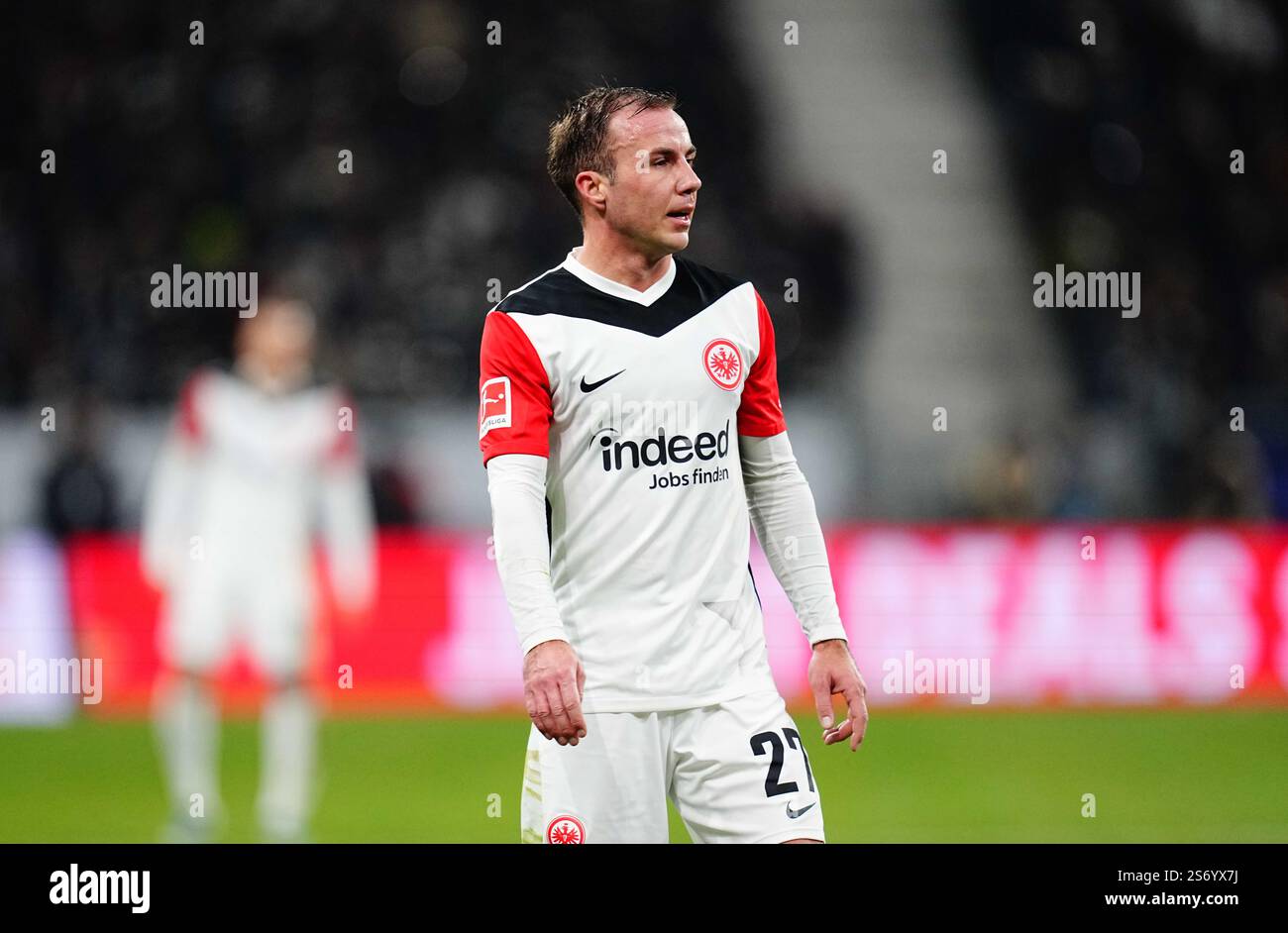 January 17 2025: Mario Gotze of Eintracht Frankfurt looks on during a 1 ...