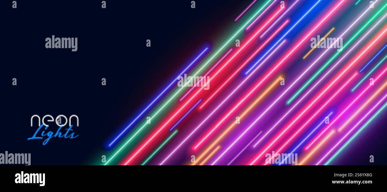 Futuristic light streaks Stock Vector Images - Alamy