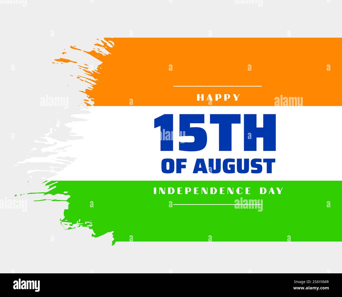 15 august independence day of india celebration poster design Stock ...