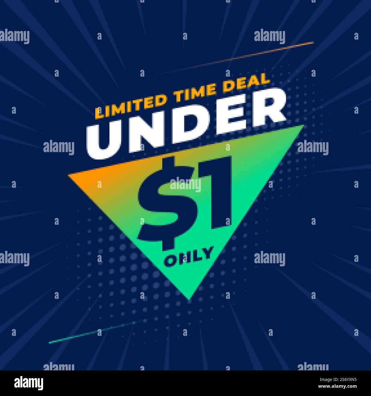 under one dollar sale banner for promotion Stock Vector Image & Art - Alamy