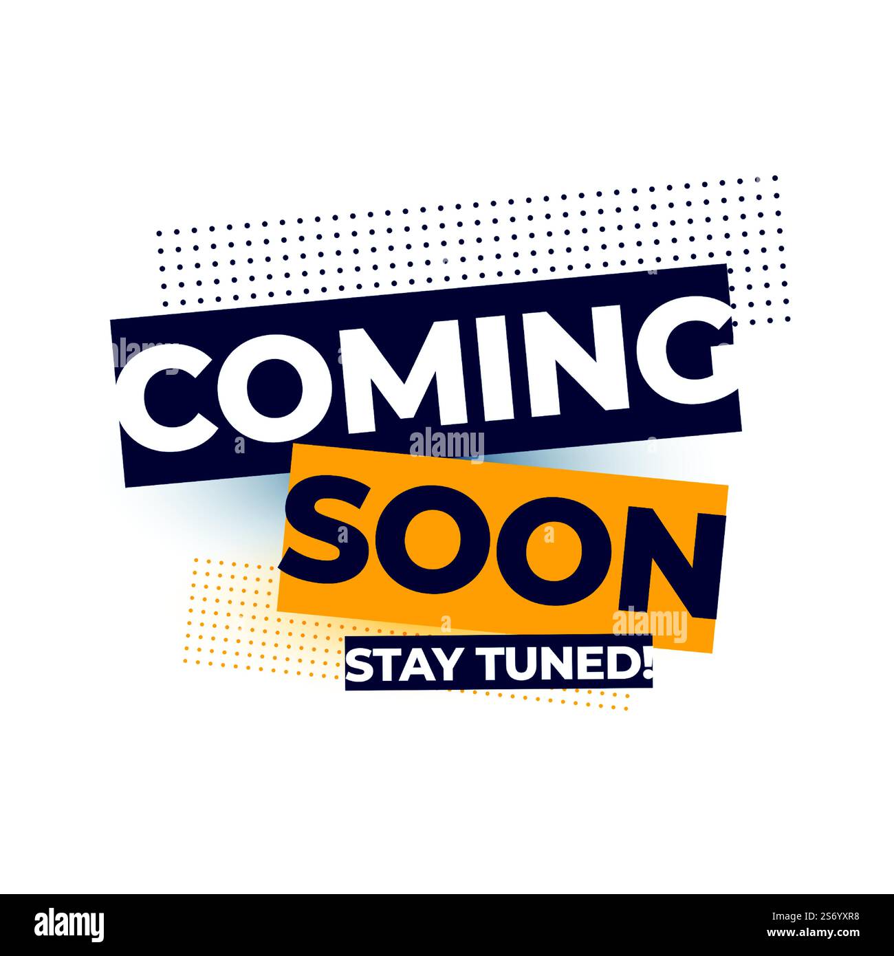 Stay tuned message Stock Vector Images - Alamy