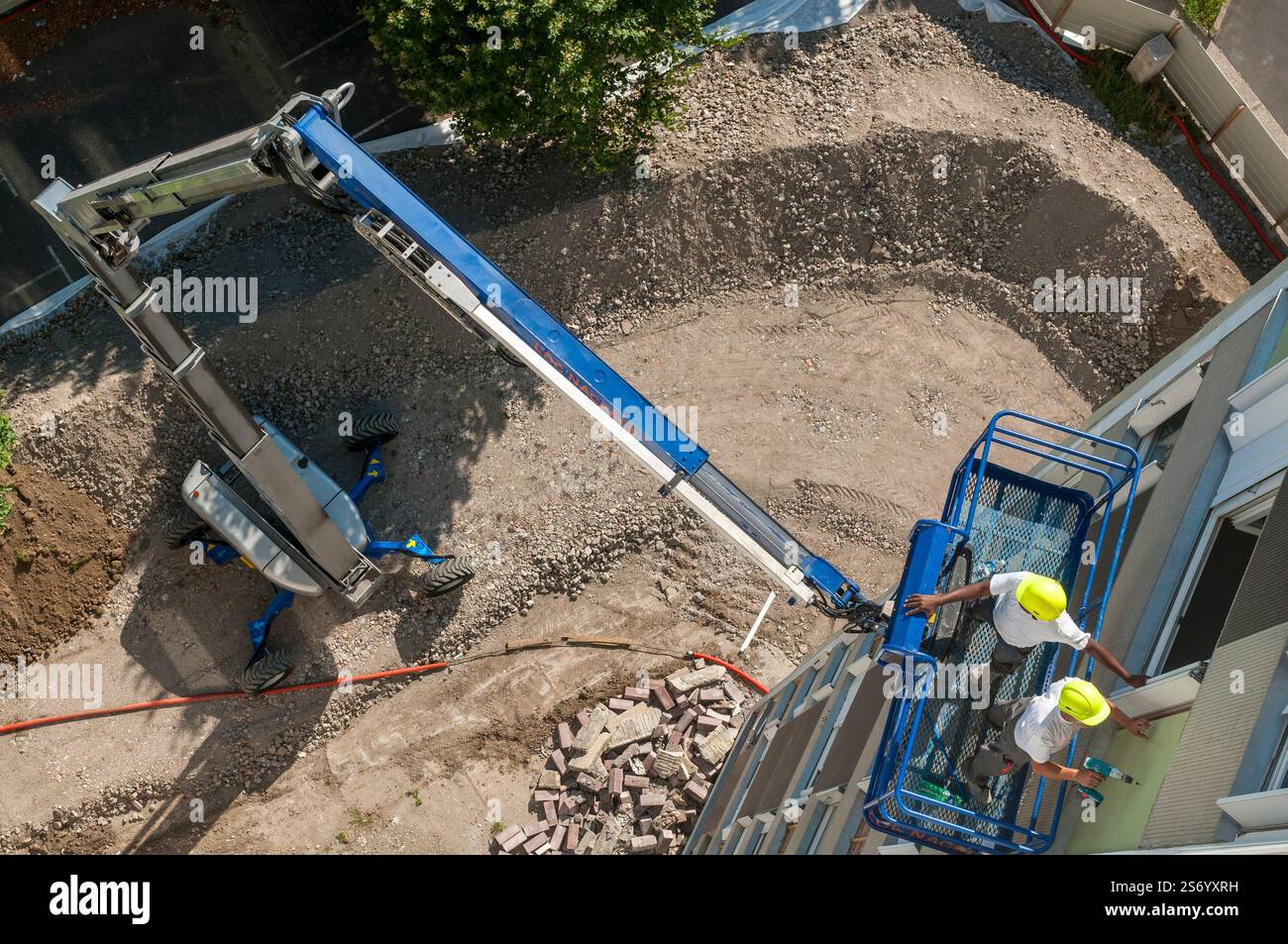 Nacelle boom elevator boom lift bucket lift hi-res stock photography ...