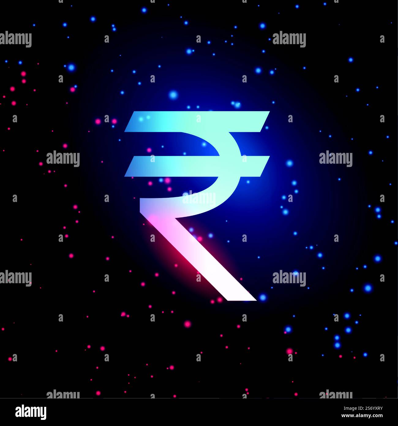 digital rupee with particles and light effect background Stock Vector Image & Art - Alamy
