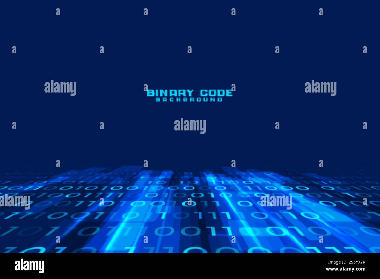 data stream digital binary code background design Stock Vector Image & Art - Alamy