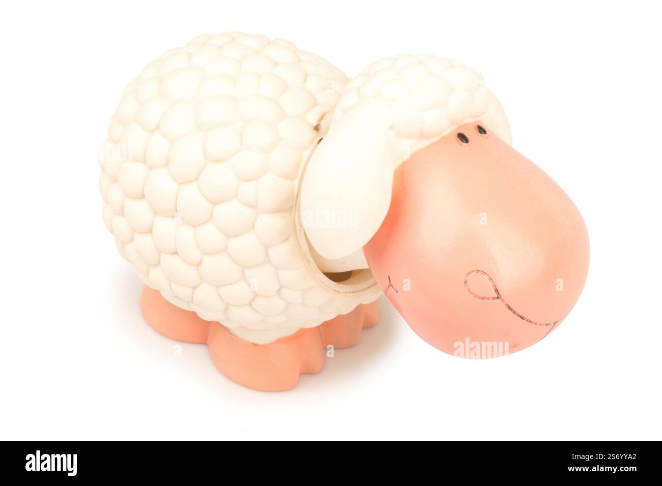 sheep model cartoon isolated on white background Stock Photo - Alamy