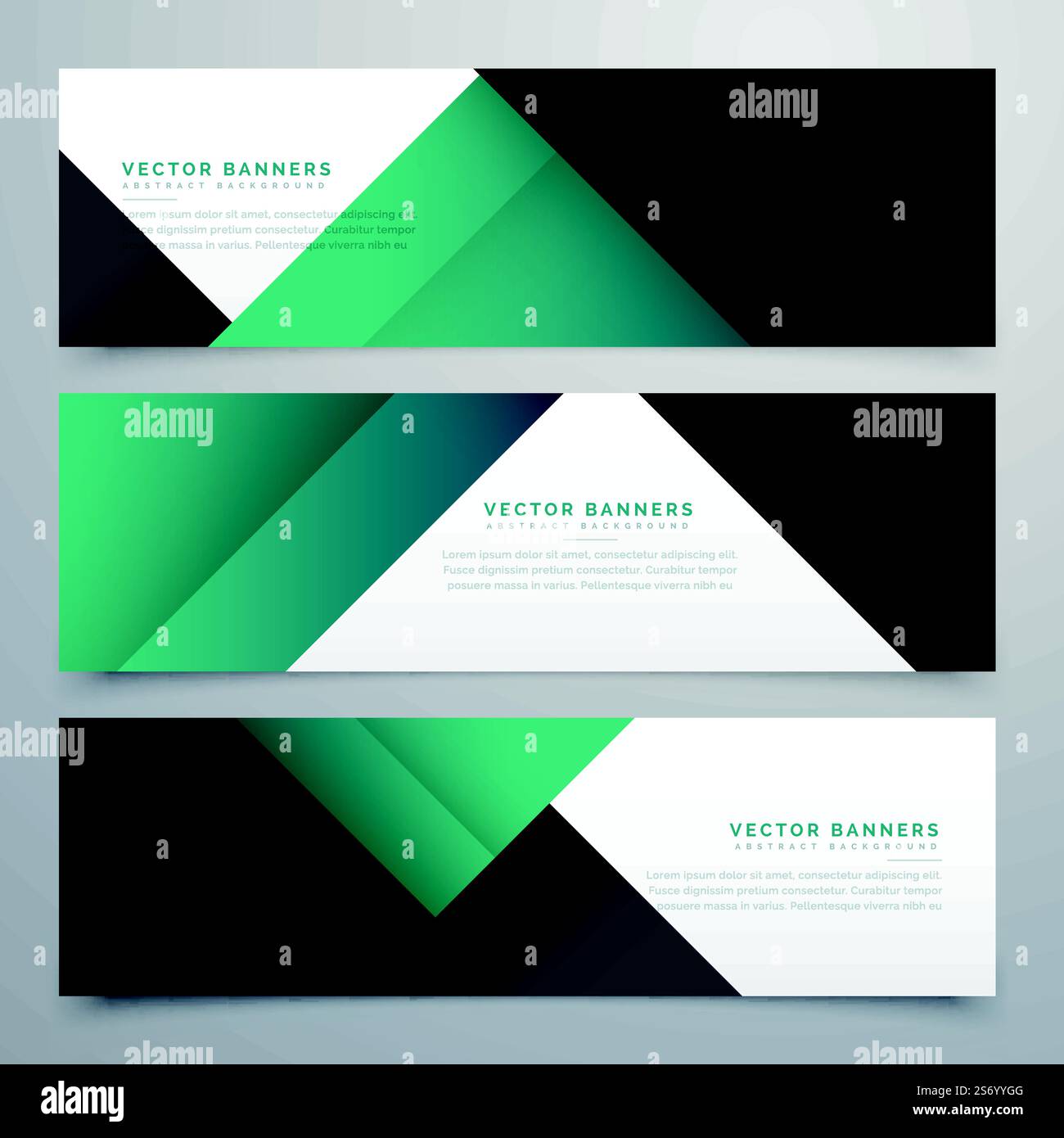 minimal set of banners and headers Stock Vector Image & Art - Alamy