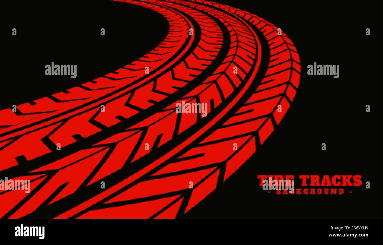 Tire skid mark Stock Vector Images - Alamy