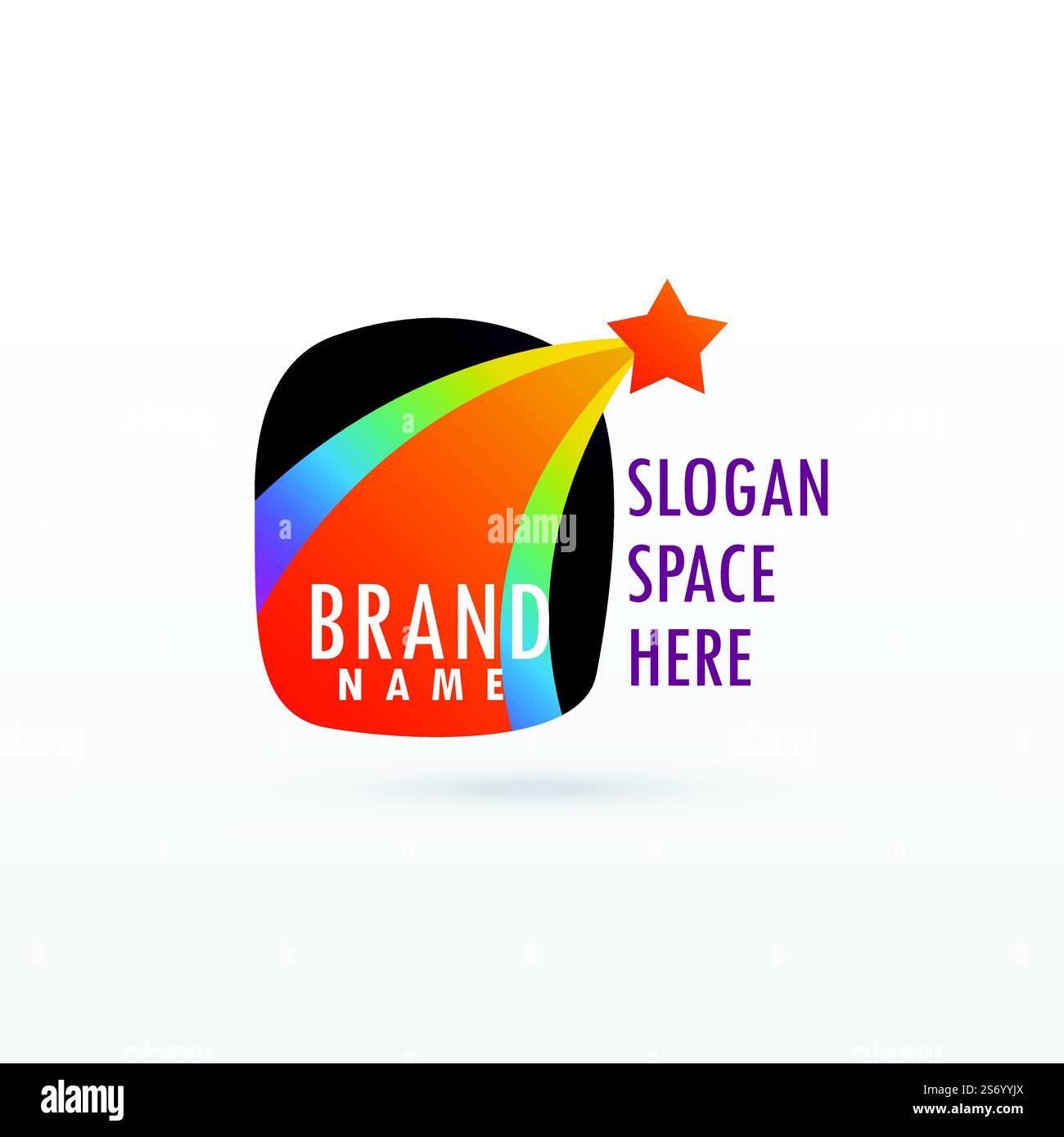 shooting star logo concept design Stock Vector Image & Art - Alamy