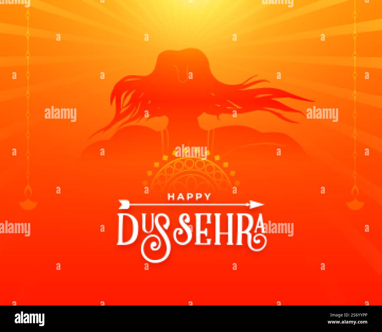 greetng card design for dussehra festival Stock Vector Image & Art - Alamy