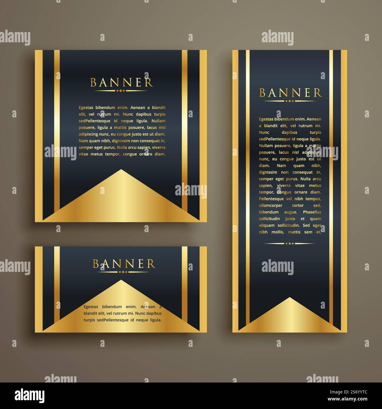 Luxurious card design banners hi-res stock photography and images - Alamy