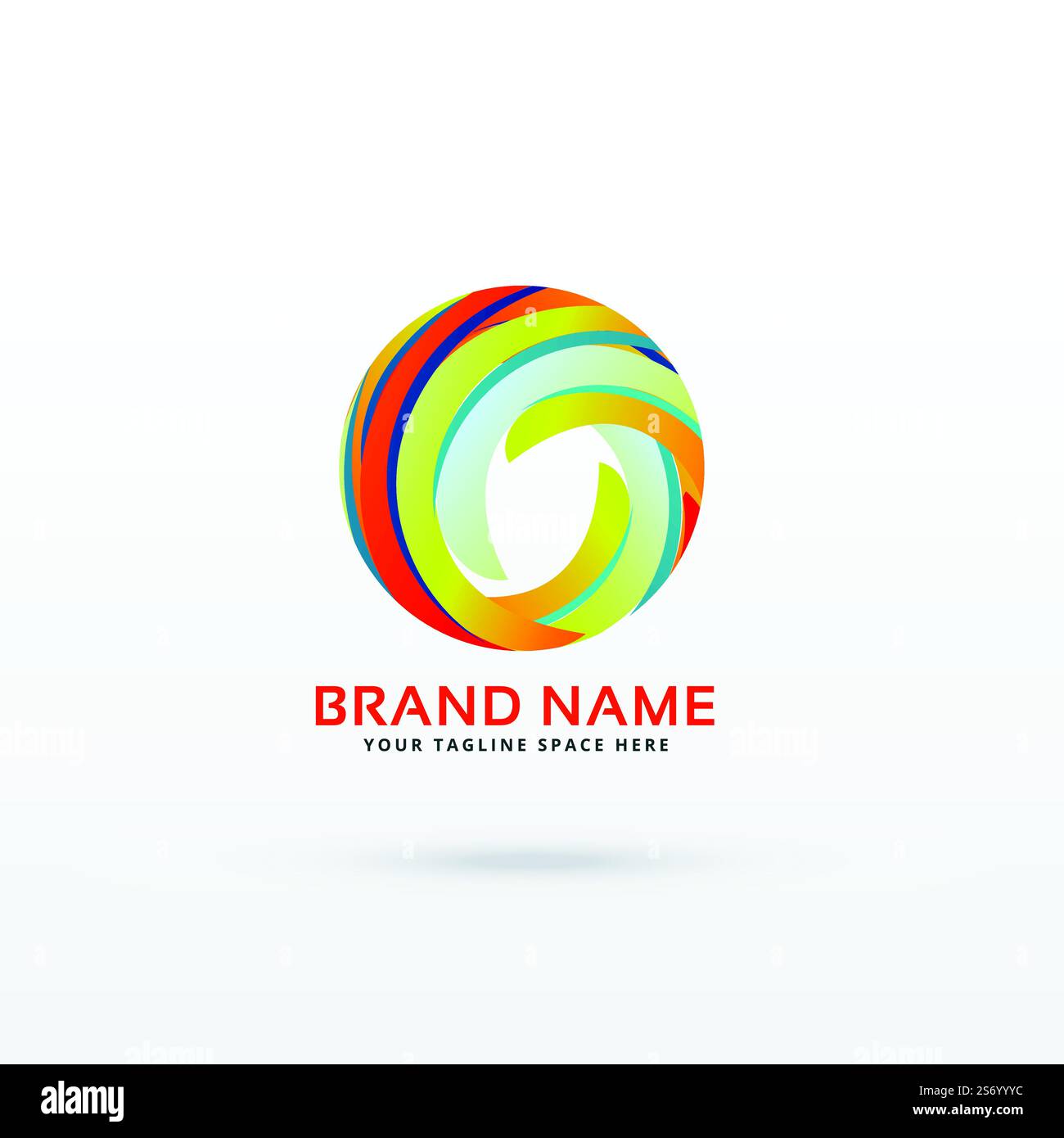 abstract circle logo design concept Stock Vector Image & Art - Alamy