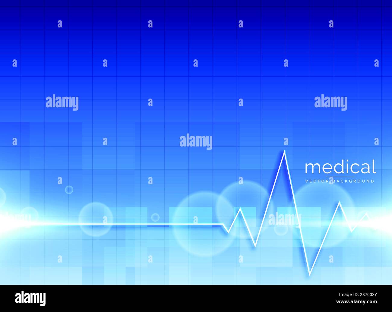 vector medical background with heartbeat line Stock Vector Image & Art ...