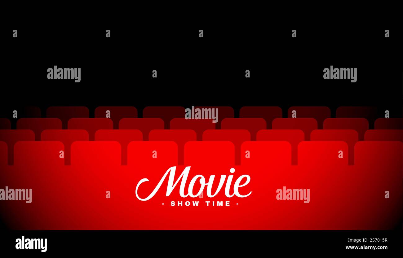 movie row seats cinema theater background Stock Vector Image & Art - Alamy