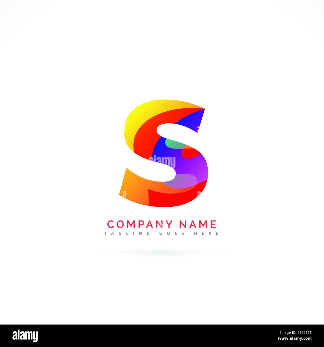 abstract letter s shape logo design Stock Vector Image & Art - Alamy