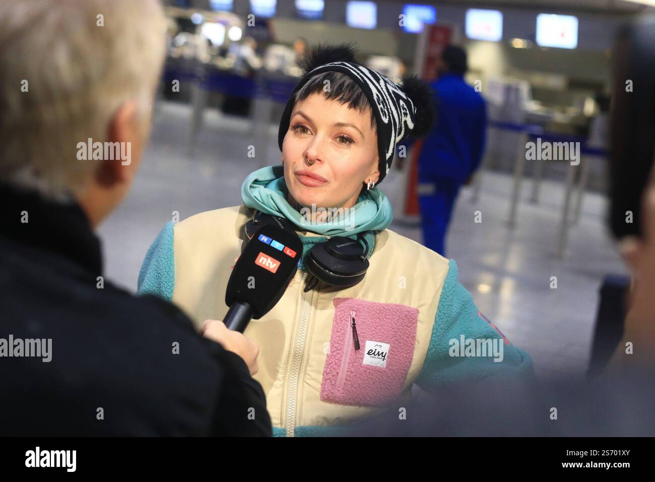 Abflug ins RTL - Dschungelcamp 2025 Frankfurt/Main, 15.1.2025 Edith ...