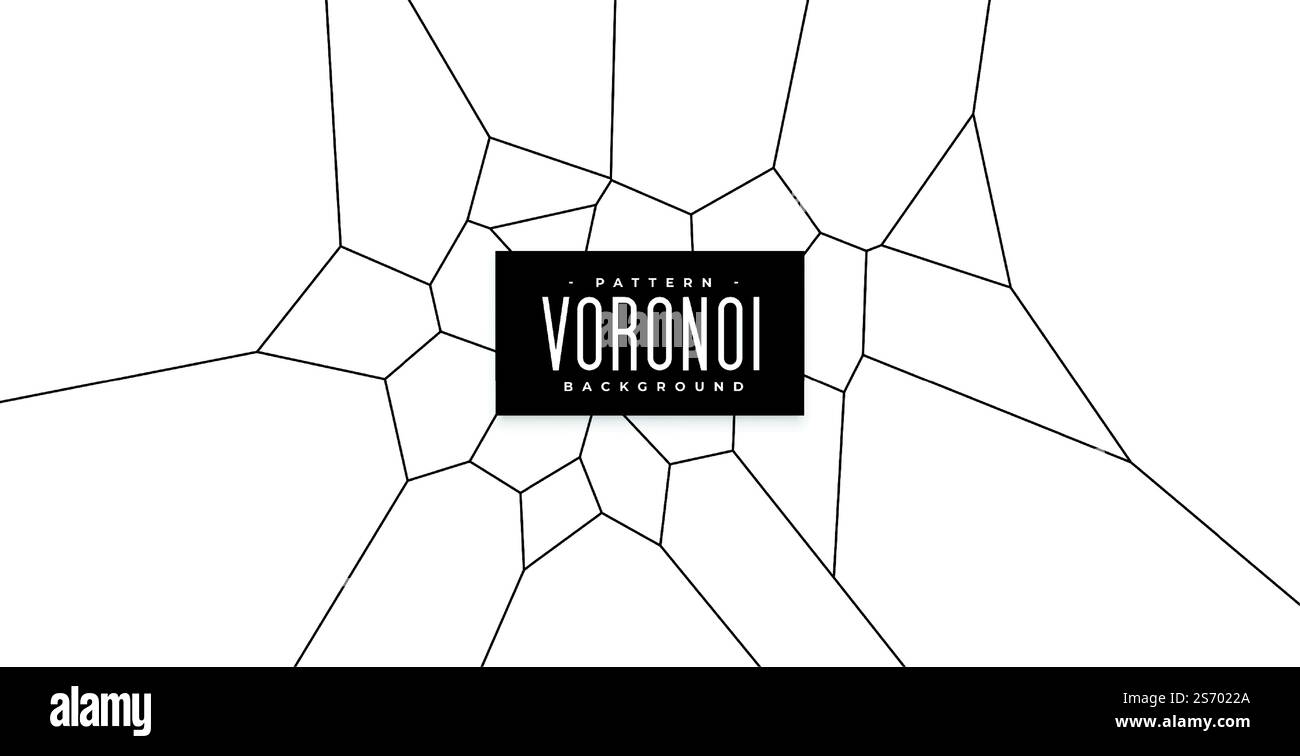 Voronoi abstract pattern Cut Out Stock Images & Pictures - Alamy