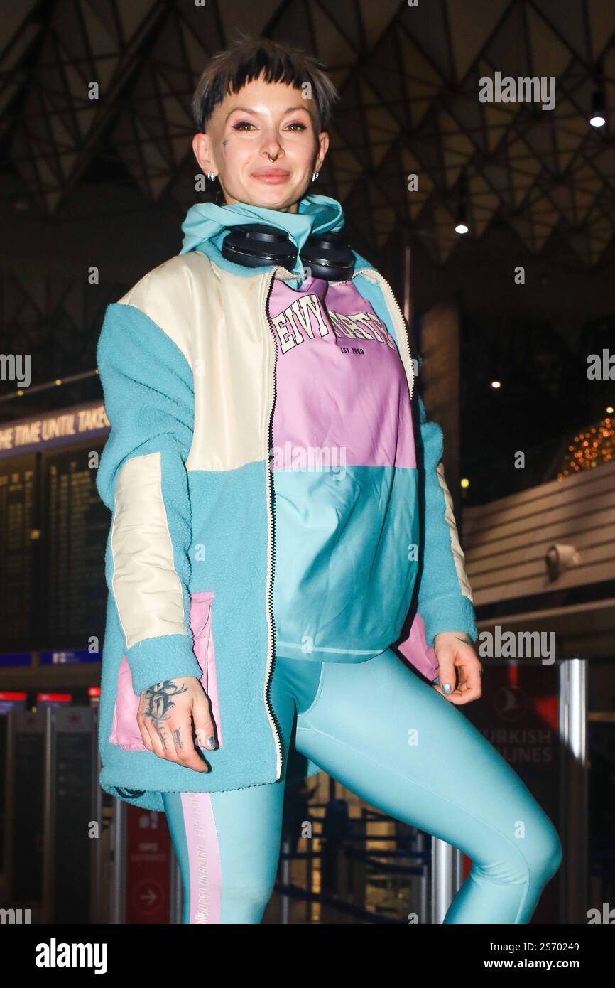 Abflug ins RTL - Dschungelcamp 2025 Frankfurt/Main, 15.1.2025 Edith ...