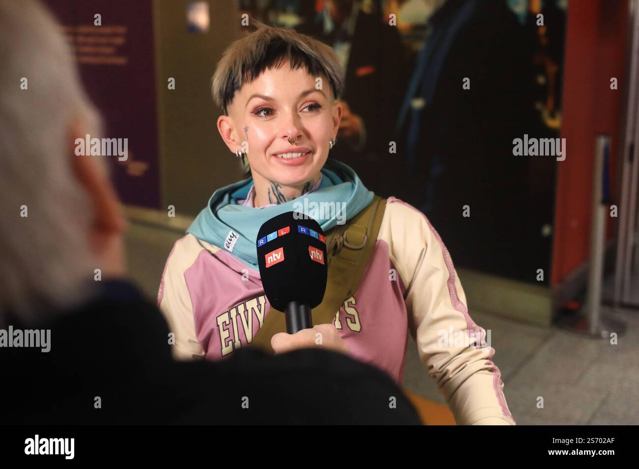 Abflug ins RTL - Dschungelcamp 2025 Frankfurt/Main, 15.1.2025 Edith ...
