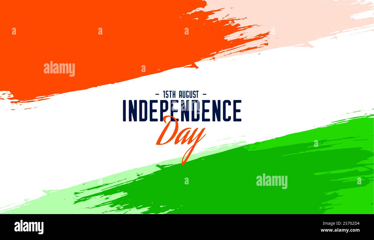 happy independence day of india tricolor abstract background Stock ...