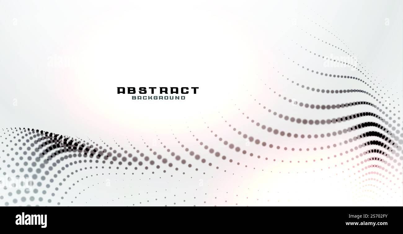 abstract black particles wave effect background Stock Vector Image ...