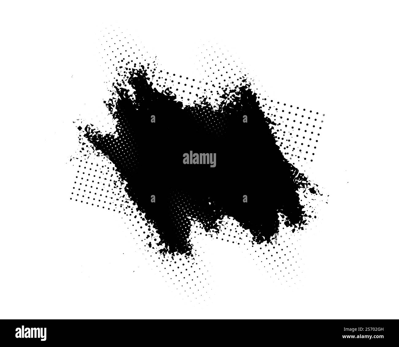 abstract splatter grunge with halftone effect Stock Vector Image & Art ...