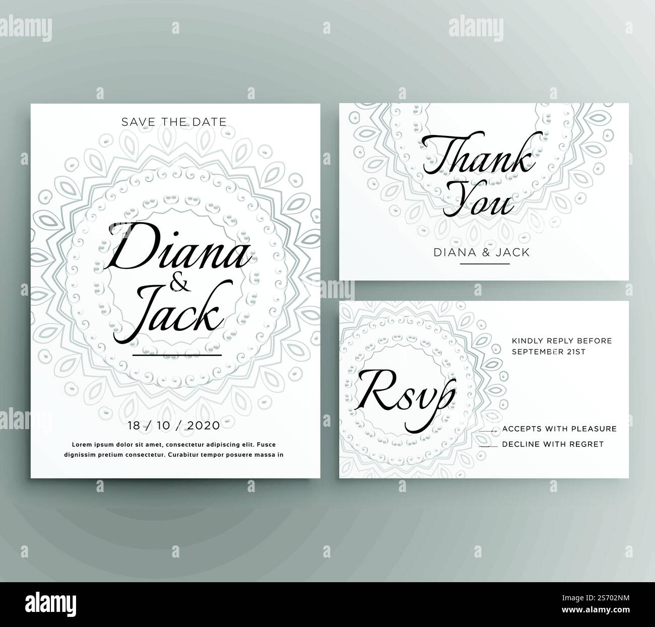 Suite decoration Stock Vector Images - Alamy