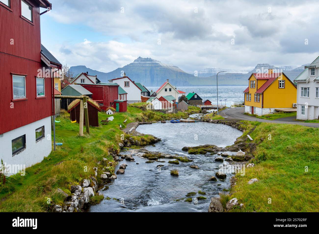 Gjogv Village - Faroe Islands Stock Photo - Alamy