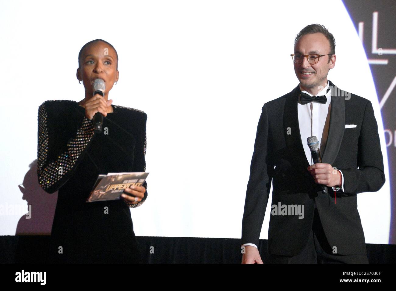 Lindiwe Suttle und Felix Zeltner bei der Premiere des Kinofilms ...