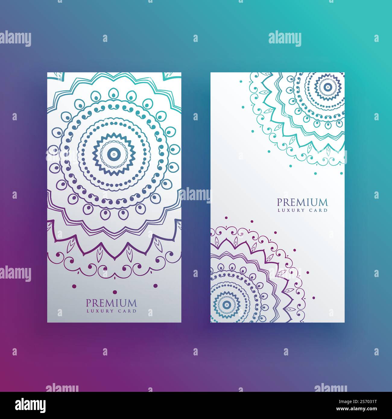mandala card design banners set Stock Vector Image & Art - Alamy
