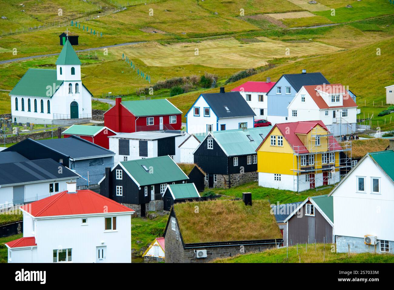 Gjogv Village - Faroe Islands Stock Photo - Alamy
