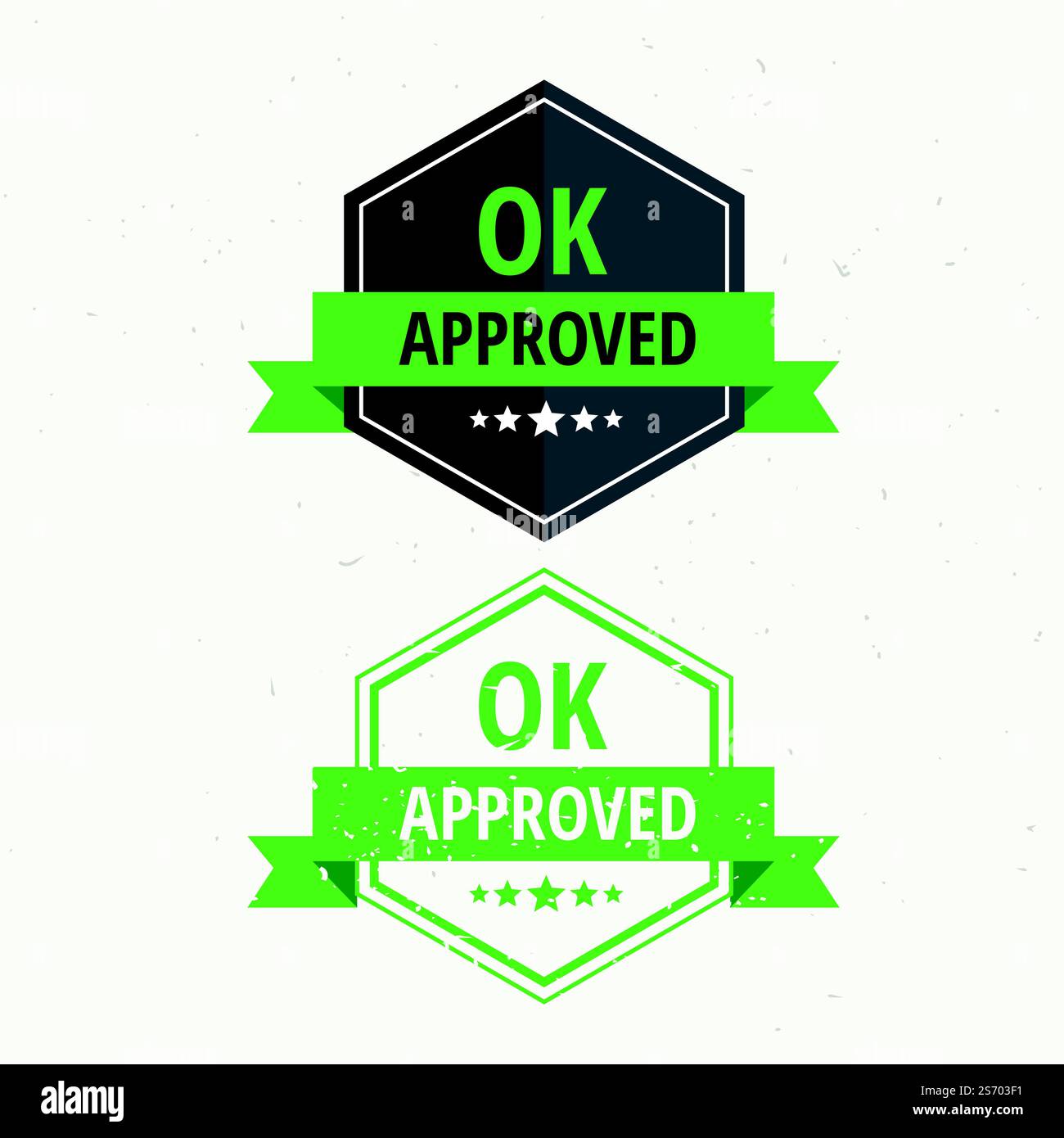 Confirmation badge Cut Out Stock Images & Pictures - Alamy