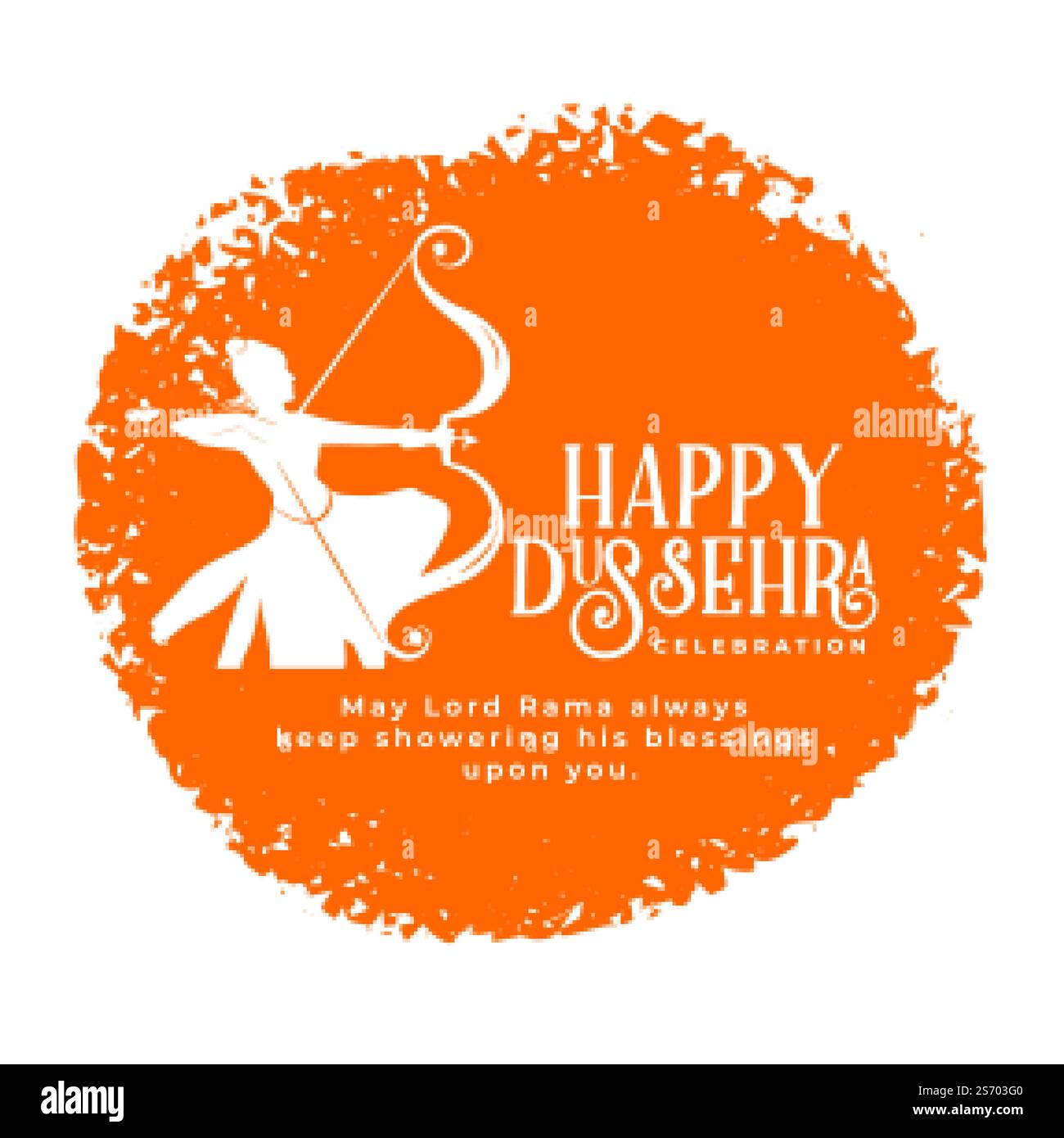 traditional hindu festival dussehra card design background Stock Vector ...
