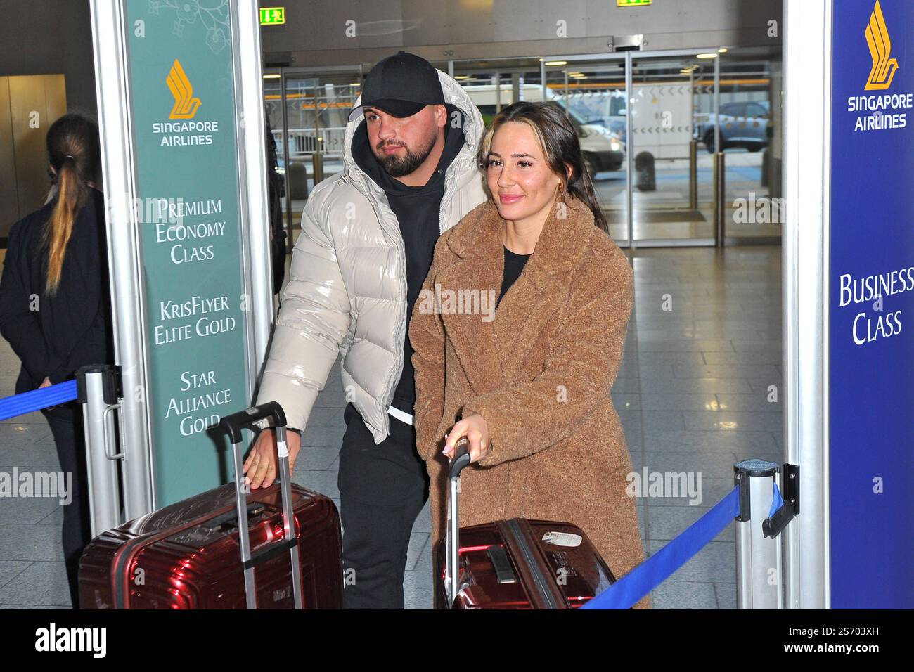 RTL - Dschungelcamp 2025. Alessia Herren mit ihrem Ehemann Can Patrick ...