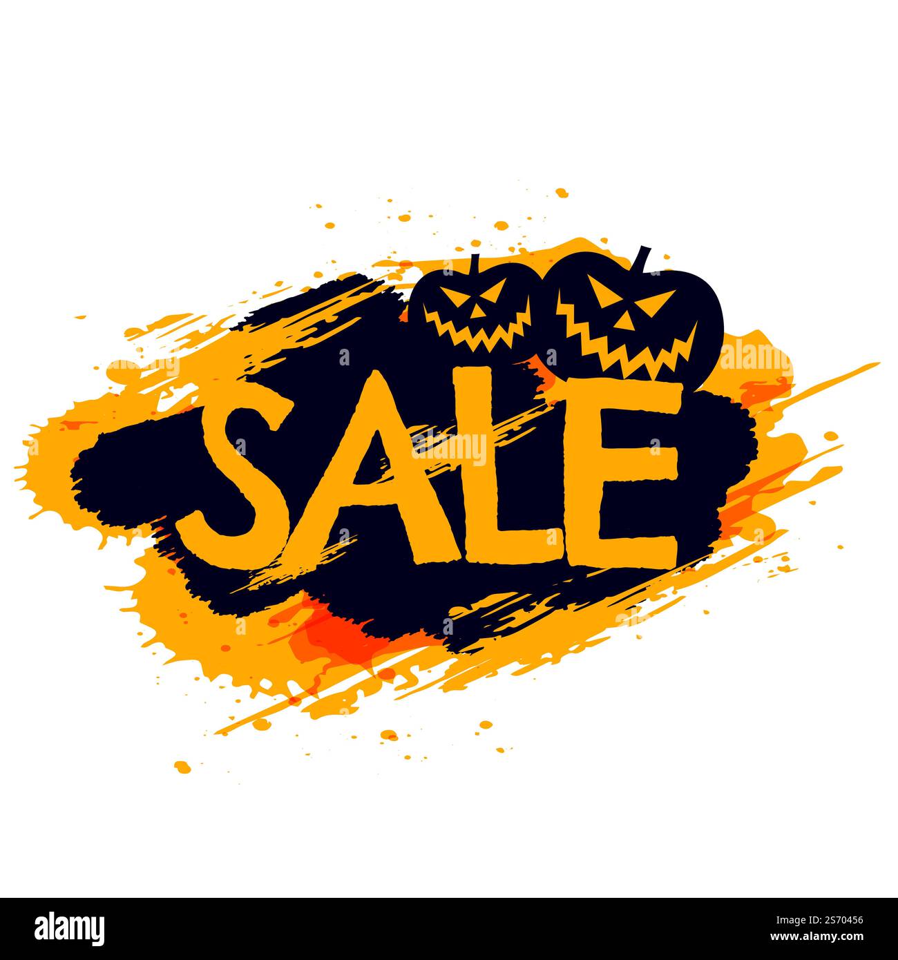 Halloween pumpkins sale Cut Out Stock Images & Pictures - Alamy