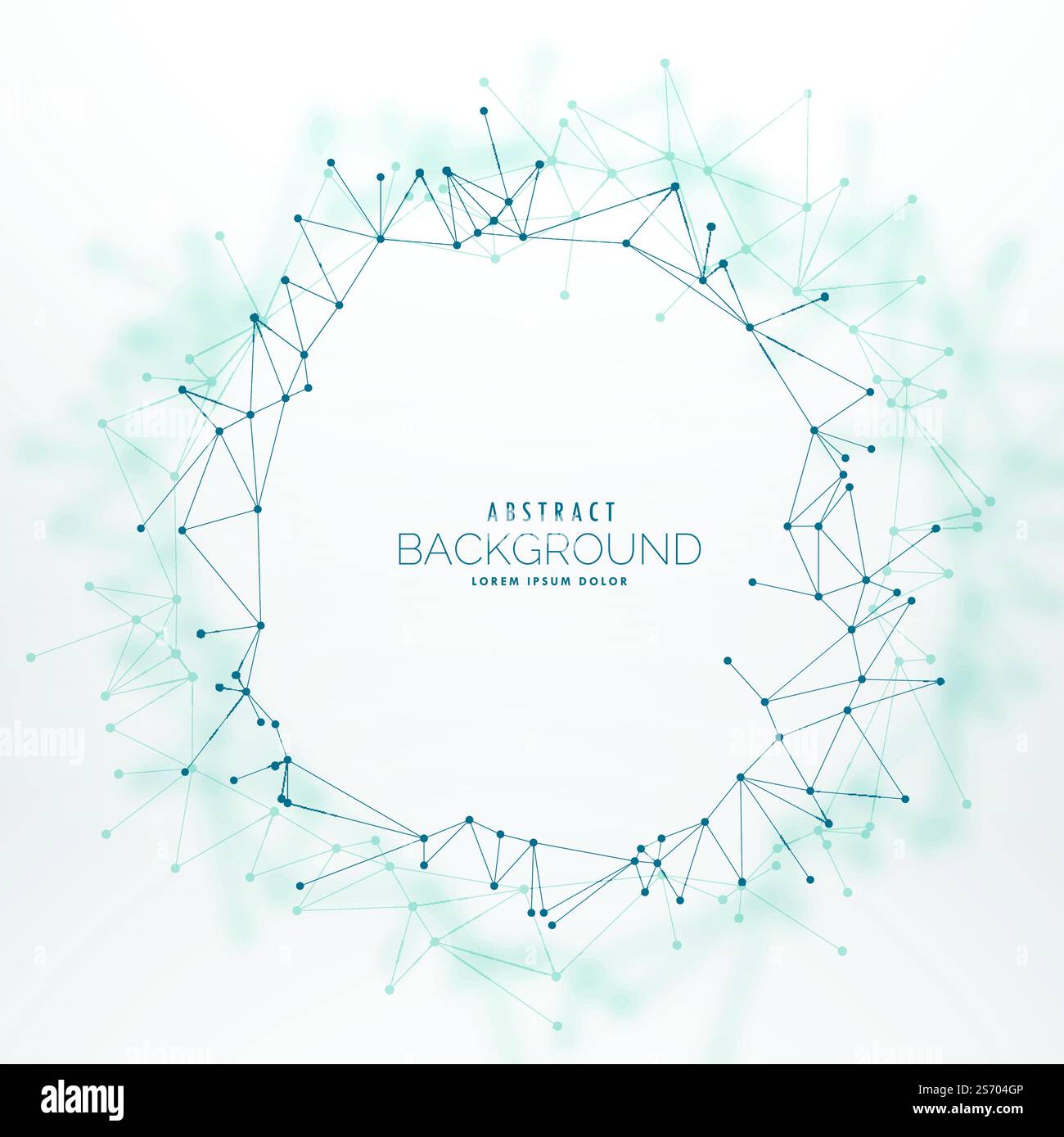 abstract geometric background with array lines and dots connection in technology concept Stock ...