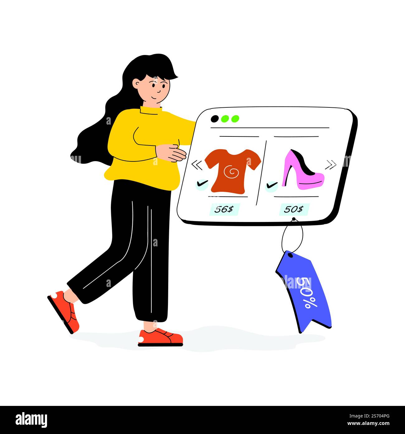 Give a try on this premium quality illustration of selection article ...