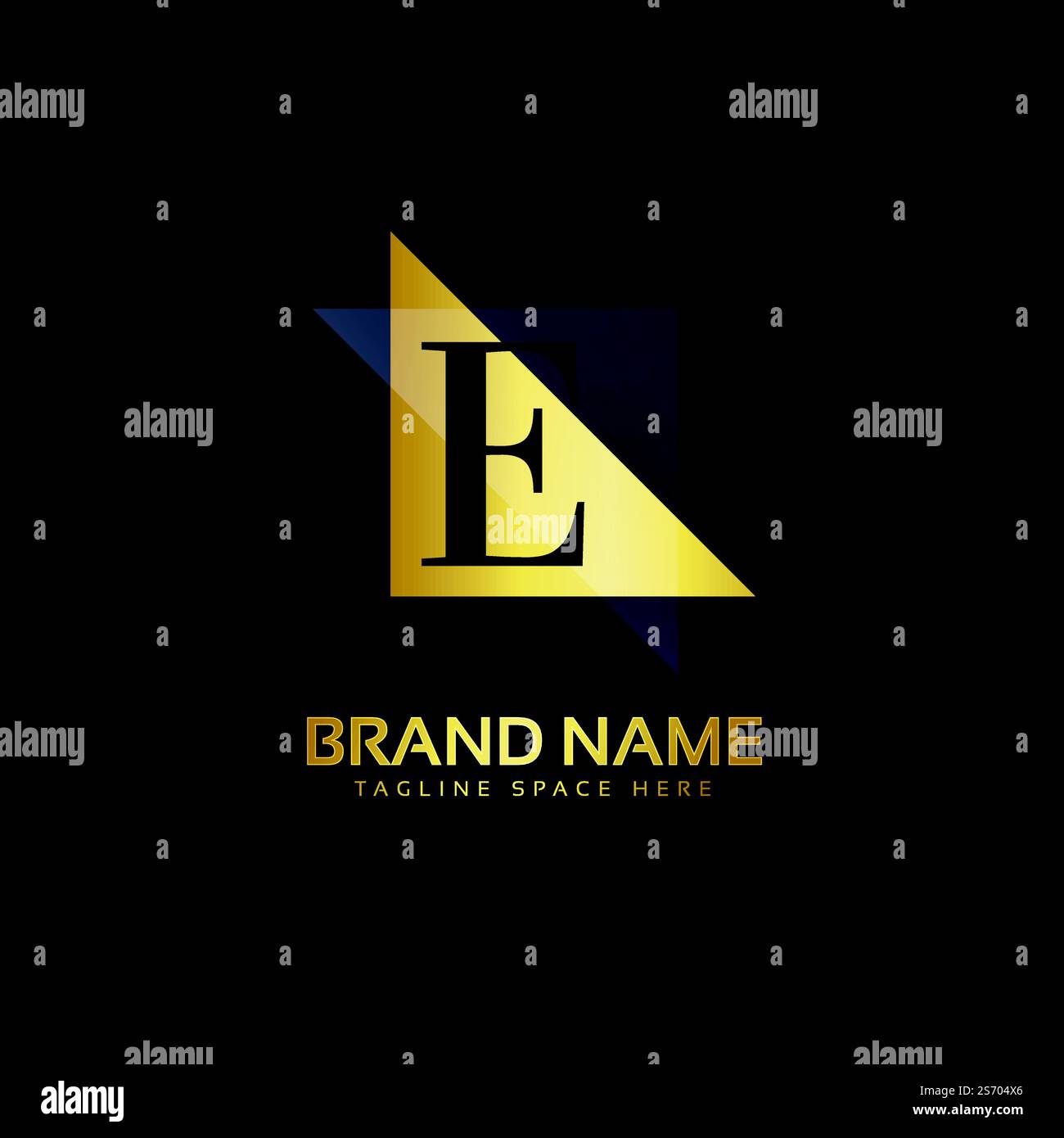 letter E premium logo design in modern style Stock Vector Image & Art ...