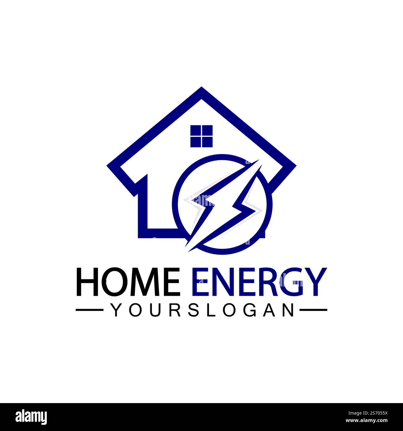 Home Power Energy Logo Vector Icon Symbol Design Illustration Stock ...
