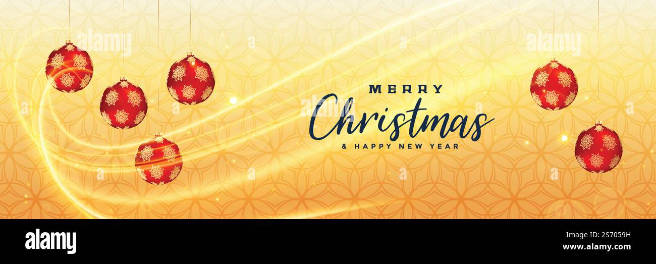 premium merry christmas banner design Stock Vector Image & Art - Alamy