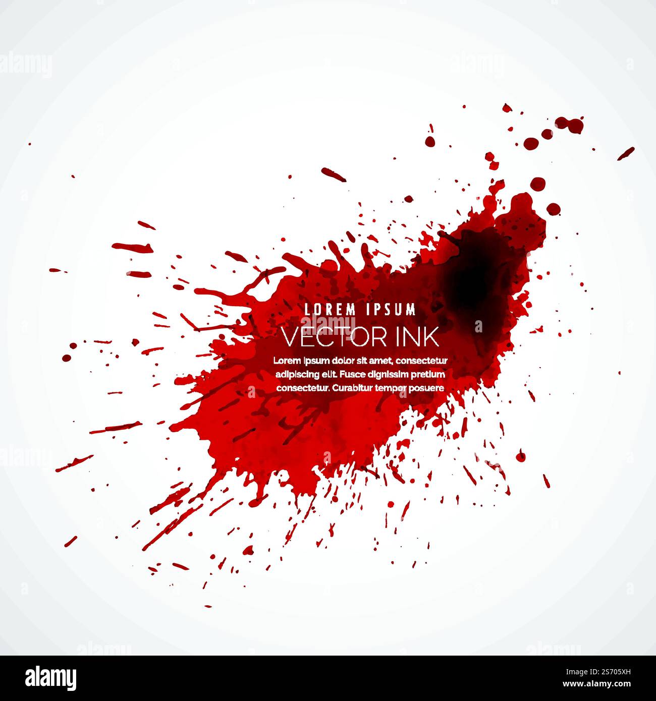 red ink splatter vector Stock Vector Image & Art - Alamy