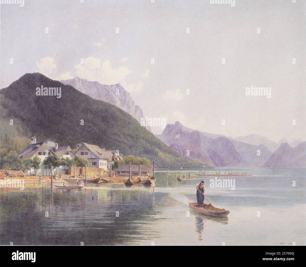 painting by Rudolf von Alt Stock Photo - Alamy