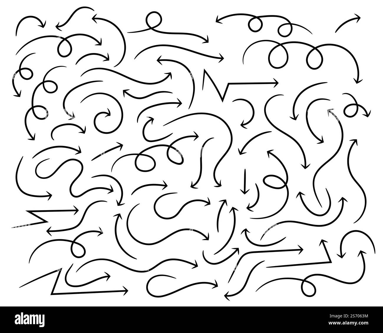 Big arrows Cut Out Stock Images & Pictures - Alamy