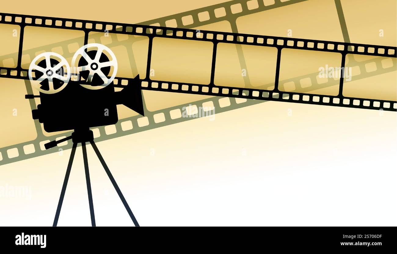 Classic film poster Stock Vector Images - Alamy