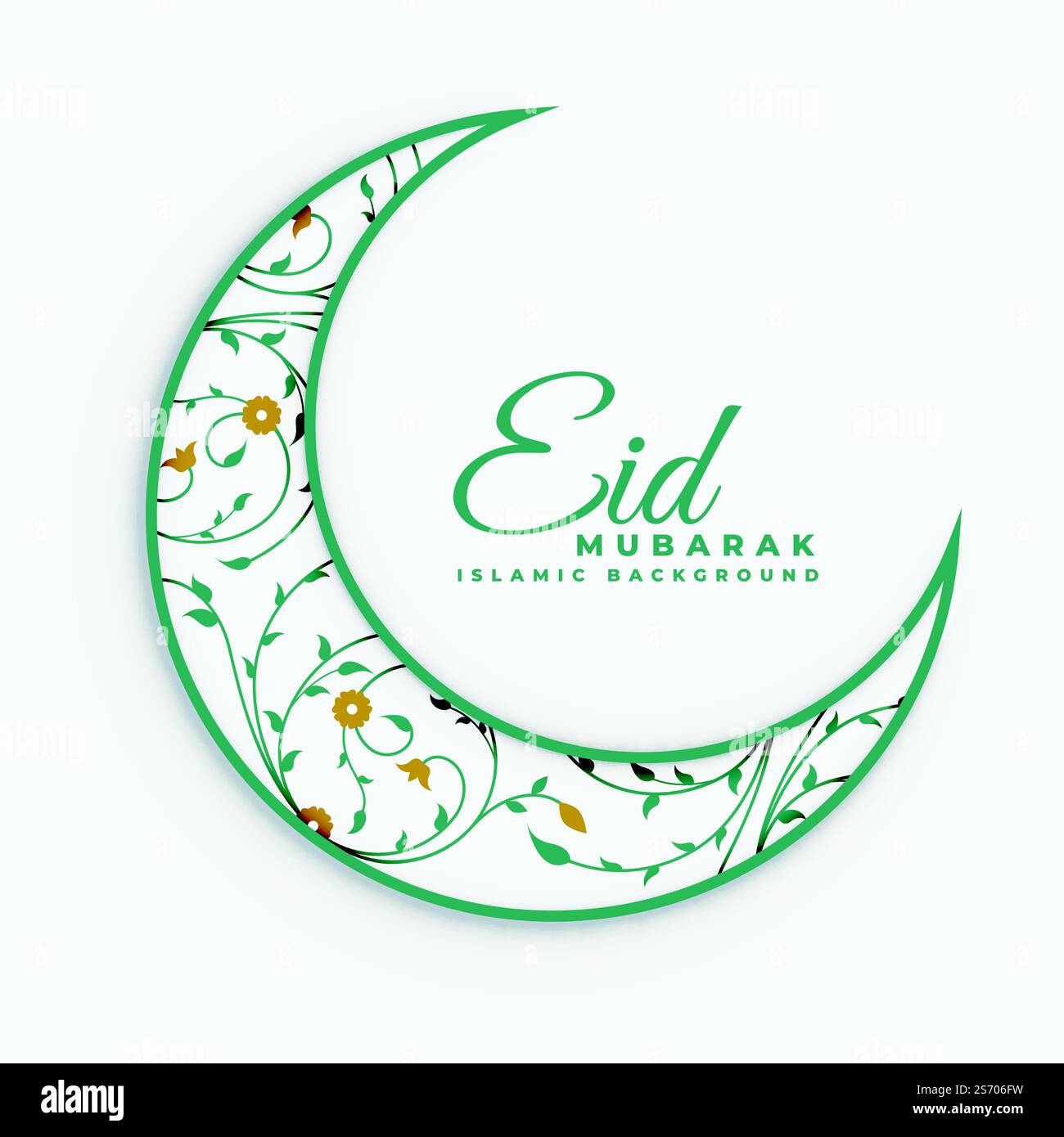 arabic floral pattern eid mubarak background Stock Vector Image & Art ...