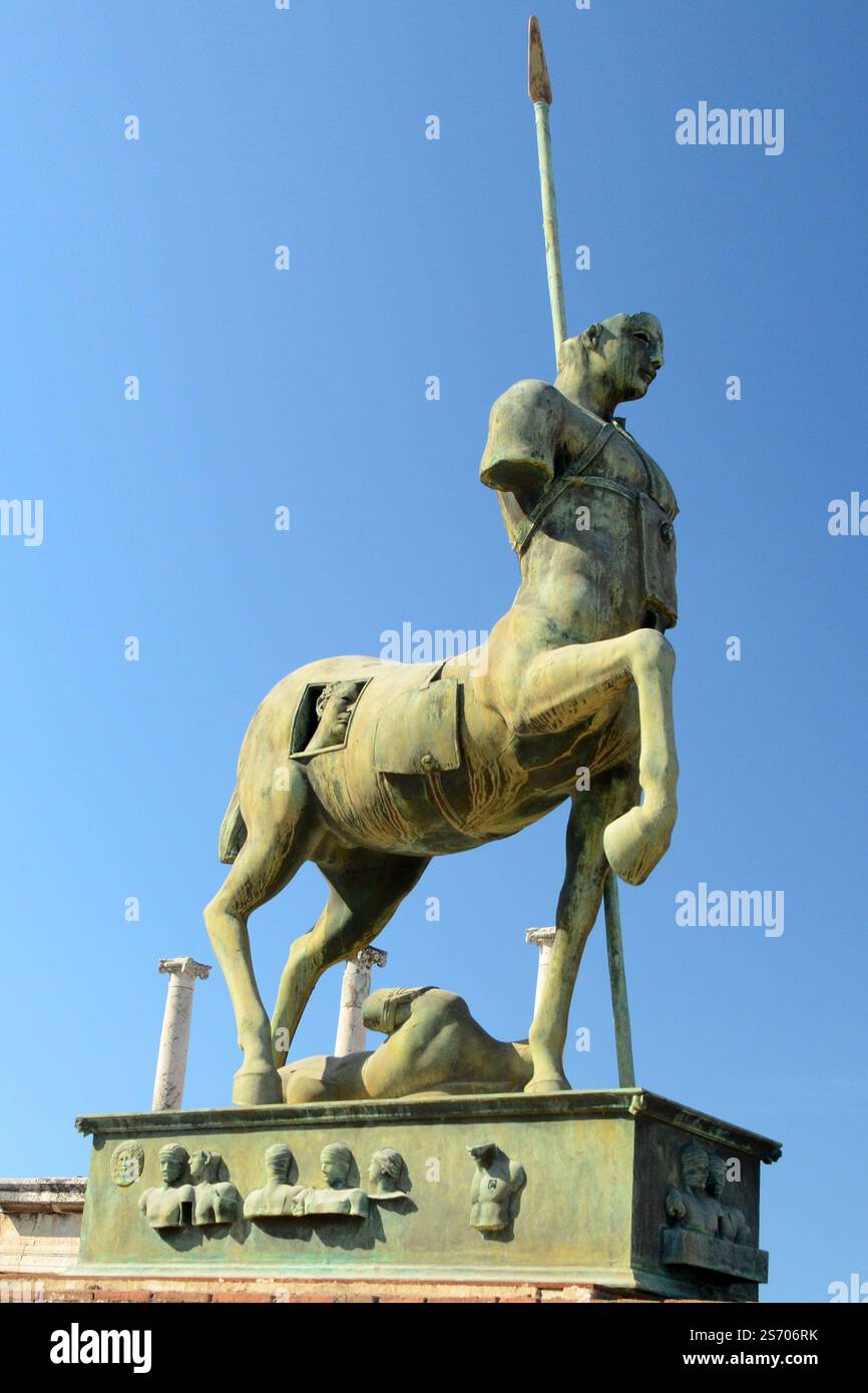 Centaur half-human, half-horse creature of Greek mythology. Pompeii Stock Photo - Alamy