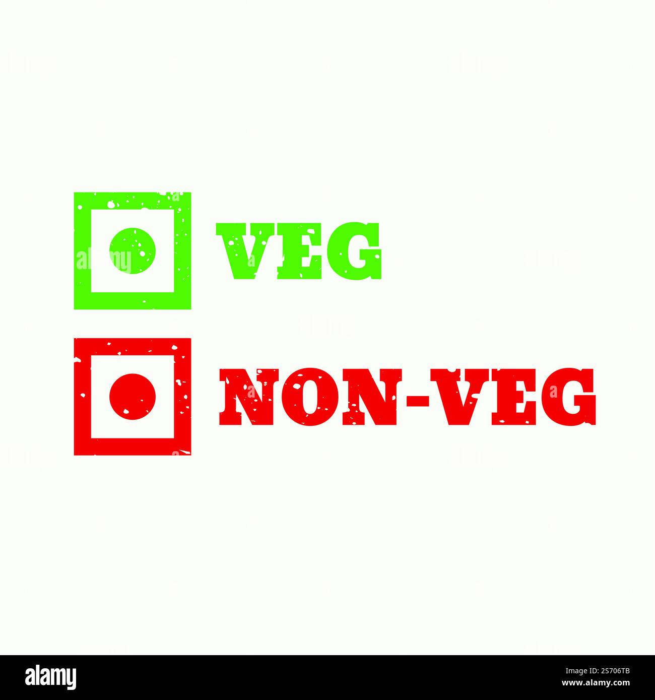 veg and non-veg sign Stock Vector Image & Art - Alamy