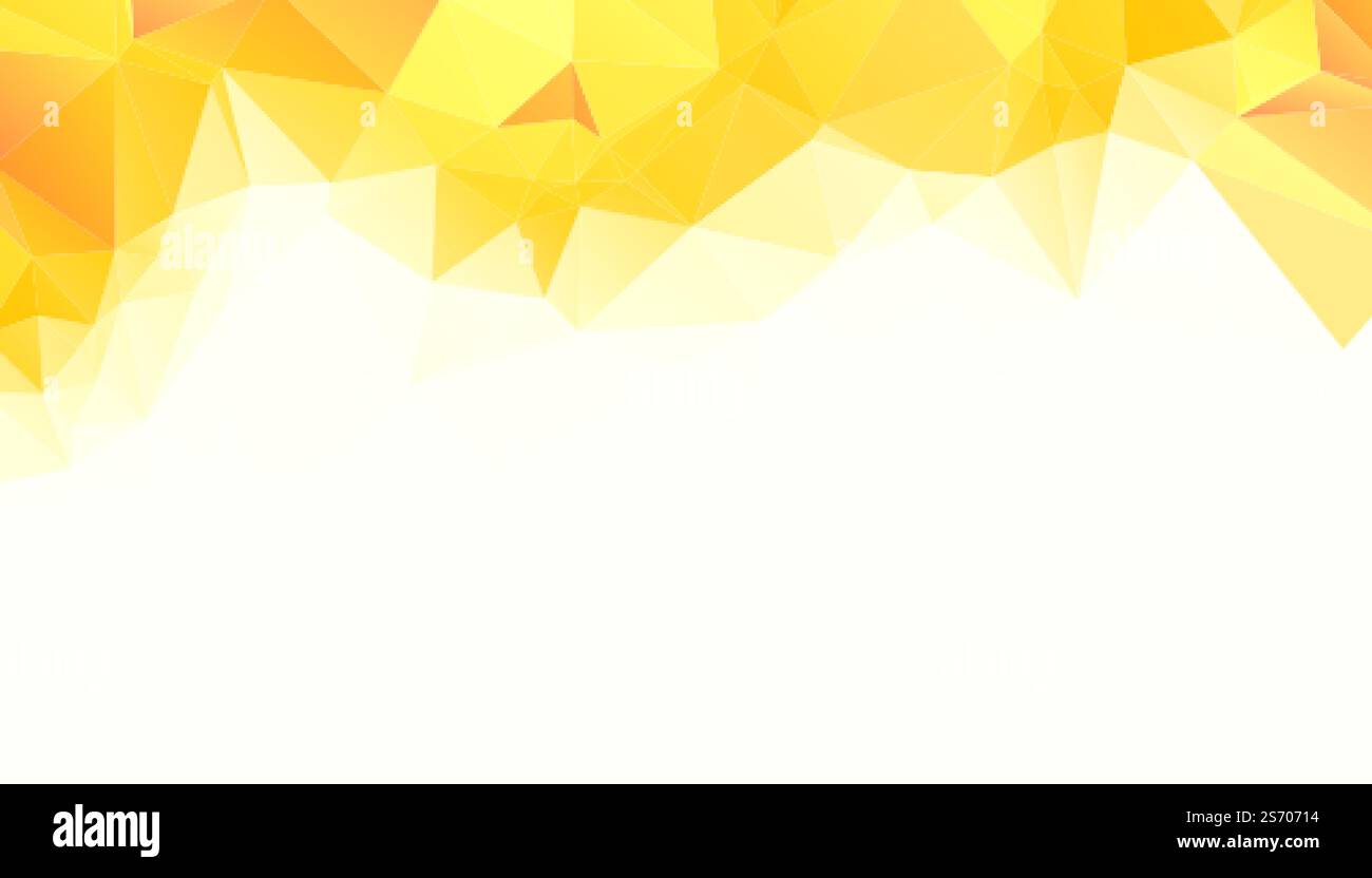 abstract yellow triangle low poly background Stock Vector Image & Art - Alamy