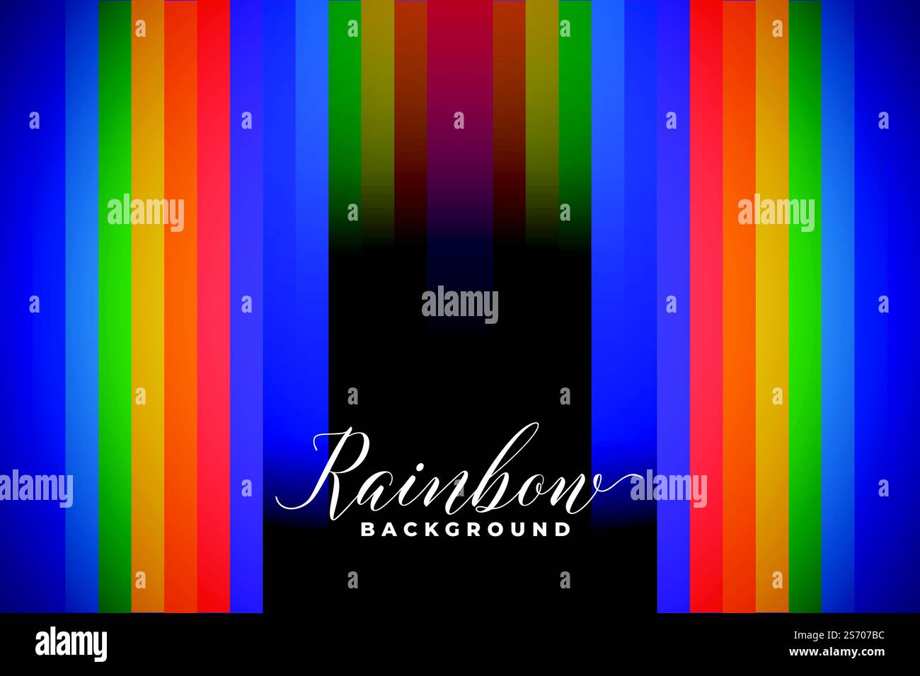 abstract rainbow color lines background Stock Vector Image & Art - Alamy