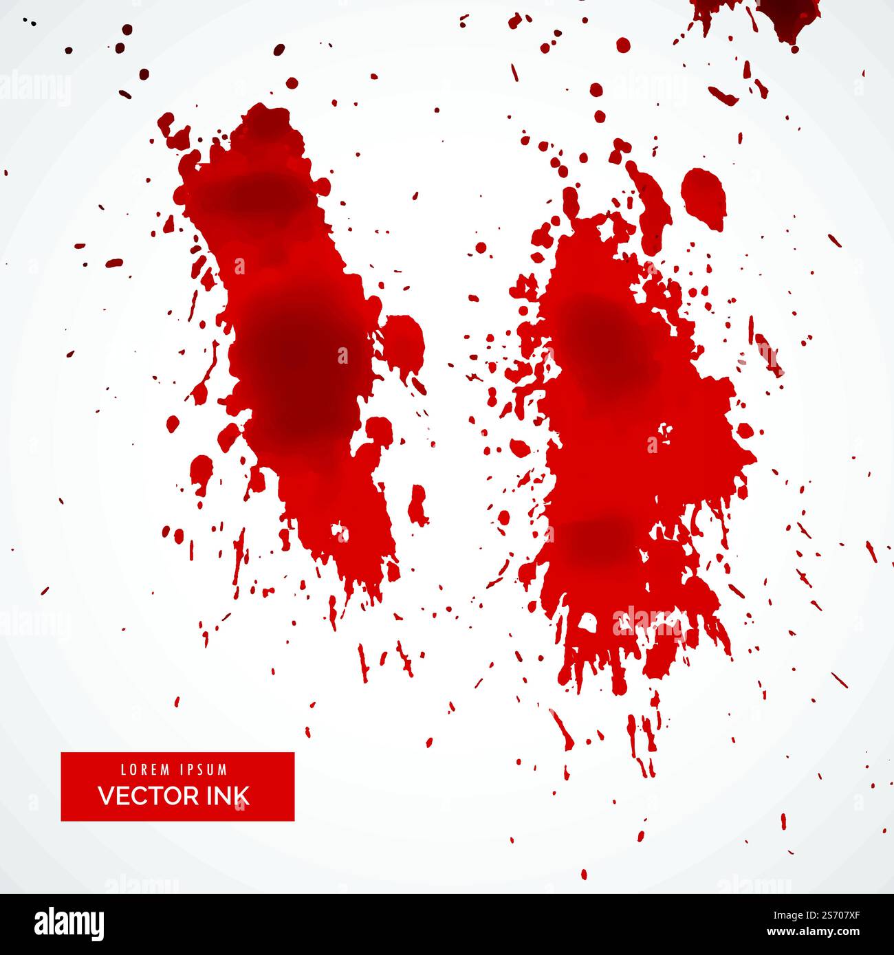 red blood splatter on white background Stock Vector Image & Art - Alamy